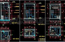 Tourist Resort Plan and Elevation AutoCAD File DWG