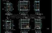 81.Drawer Cabinet AutoCAD blocks free download