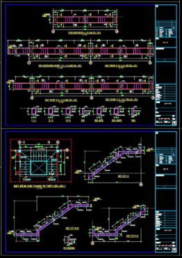 266. Structural Drawings Of 3-Story House A Complete Project 3.5m x 18m ...