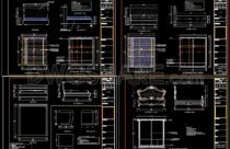 360. Free CAD Drawing Modern Console Table Design