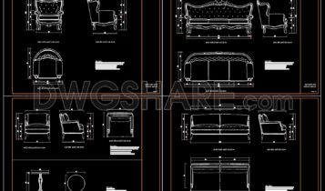 Sofa Archives - Free Cad Blocks, download DWG models for architects ...
