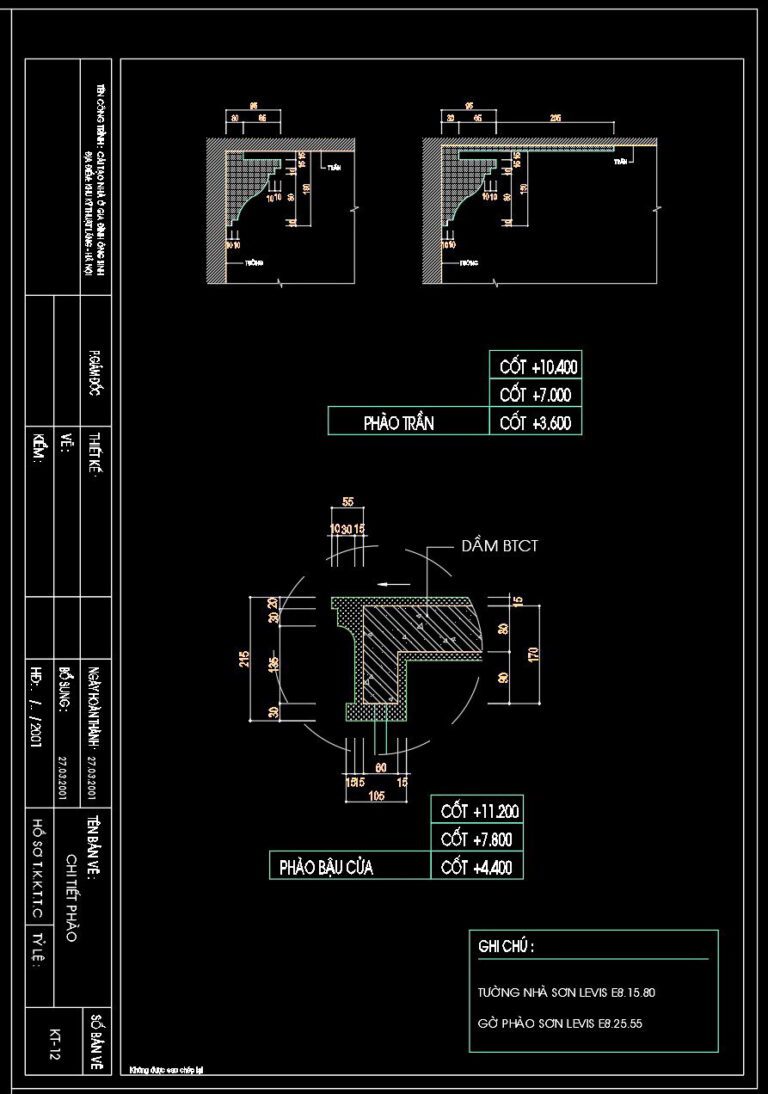 337. Detailed architectural CAD drawings of the balcony, railing of the ...