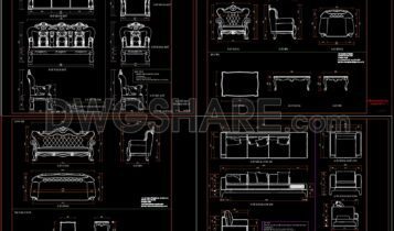 65. Free download of Beauty therapy equipment CAD blocks