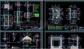 10.Garbage Bin CAD Blocks