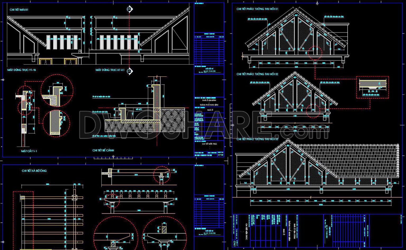 345. Detailed architectural CAD drawings of the facade, balcony ...