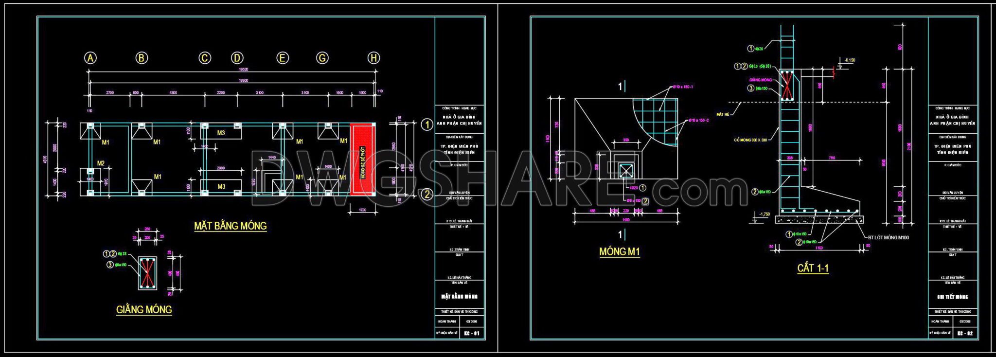 369. Download CAD Design Drawings for a 3-Story House with Dimensions 4 ...