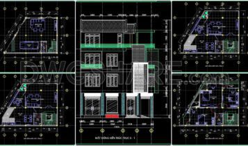558. Free Download of Detailed CAD Drawings for Canopy Roof Wrapped
