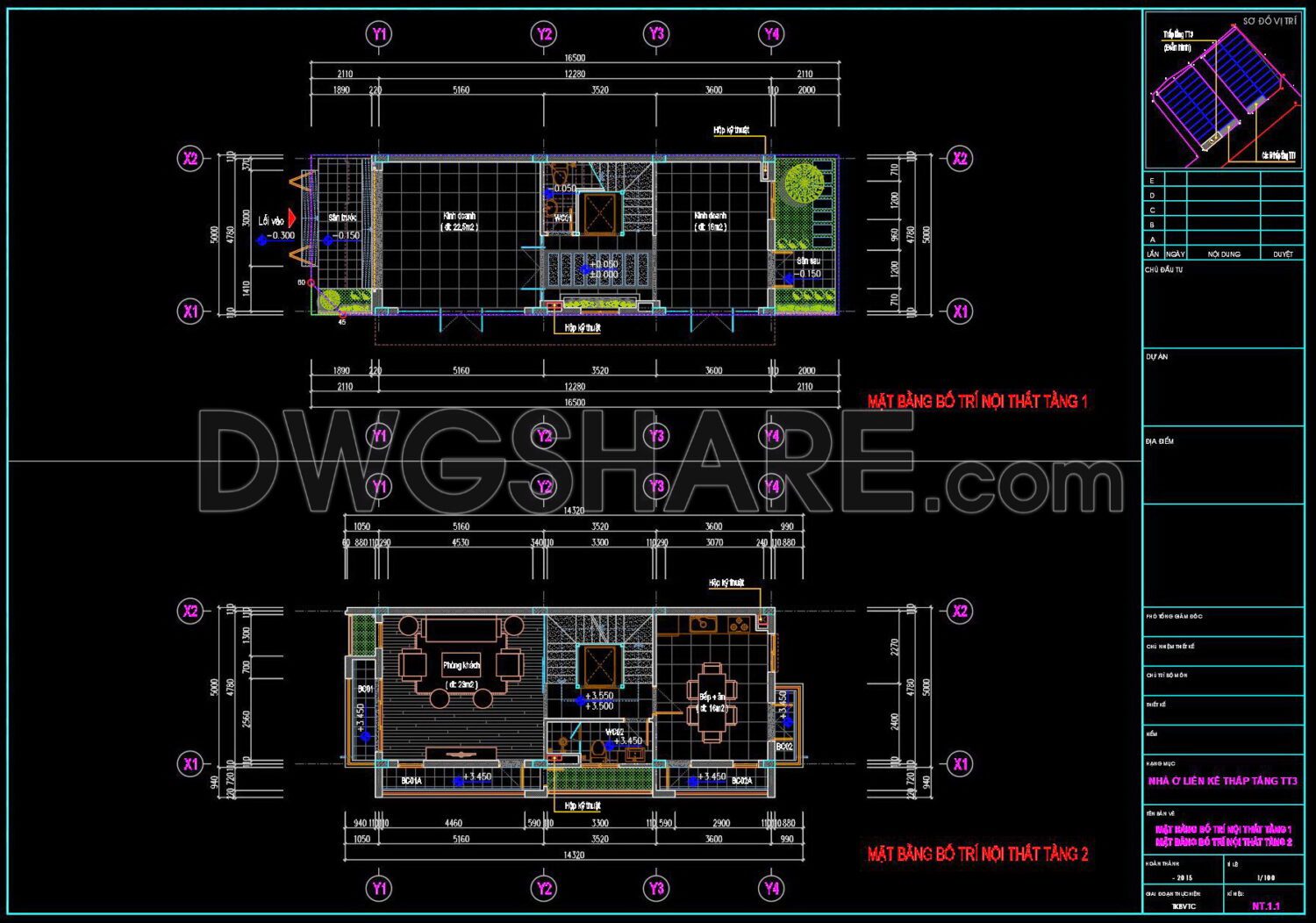 376. Download CAD Design Drawings for a 5-Story House with Dimensions ...