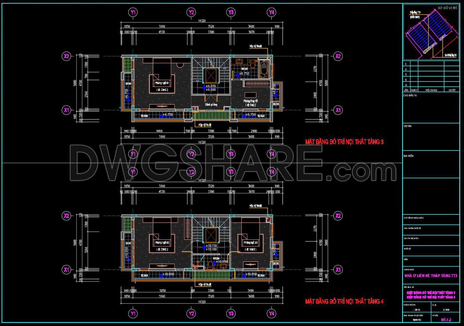 376. Download CAD Design Drawings for a 5-Story House with Dimensions ...
