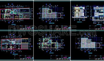 9. Library of CAD blocks for gym and entertainment space displays