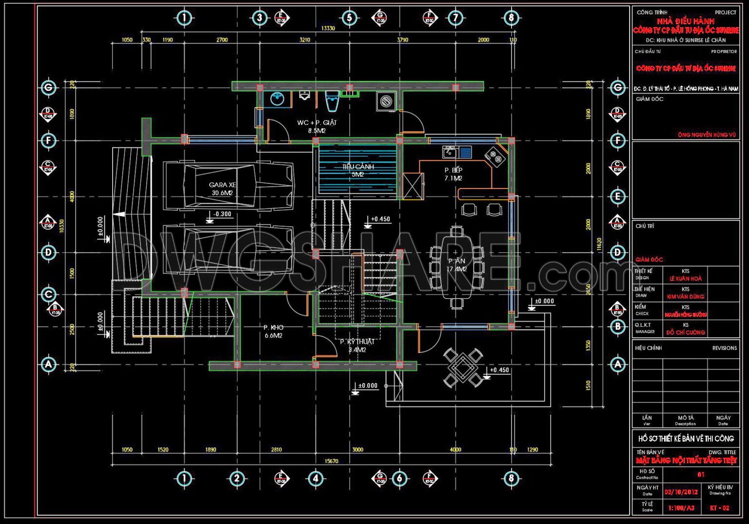 379. Download CAD Design Drawings for a 4-Story House with Dimensions ...