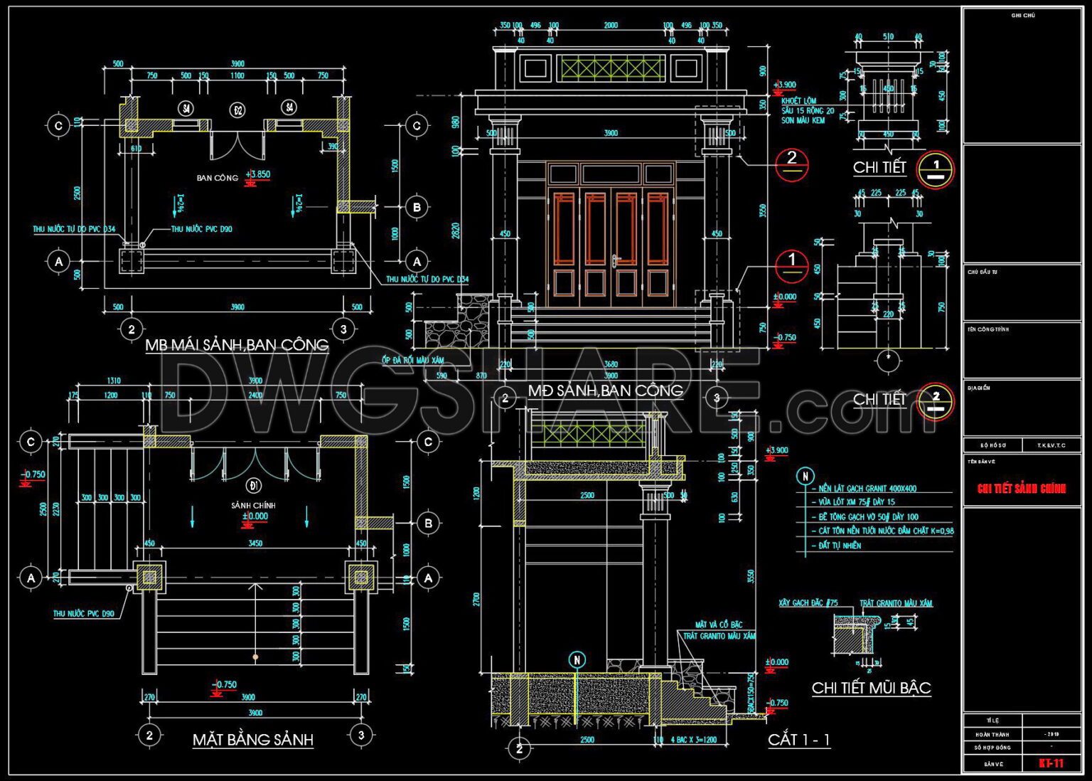 505. Free download of detailed architectural CAD drawings for ...