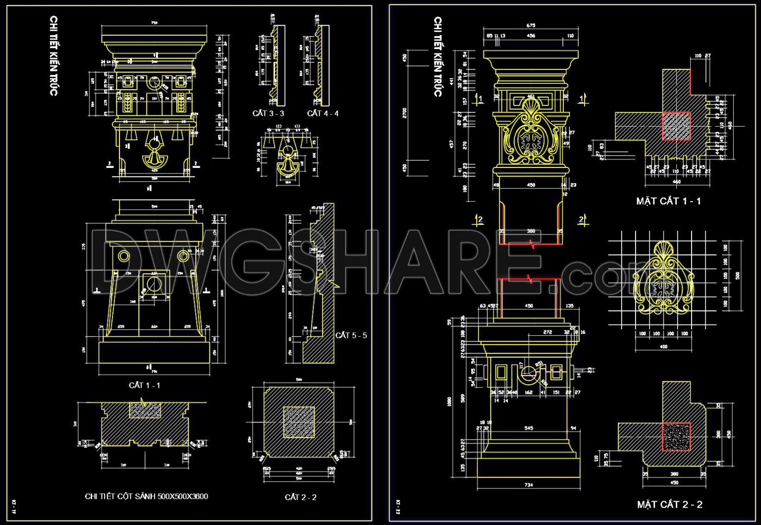 506. Free Download of CAD drawings of European classical architectural ...