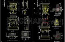 252. CAD blocks of coffee tables and tea tables
