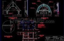 25.Cable Glands With Lock Nut AutoCAD Blocks