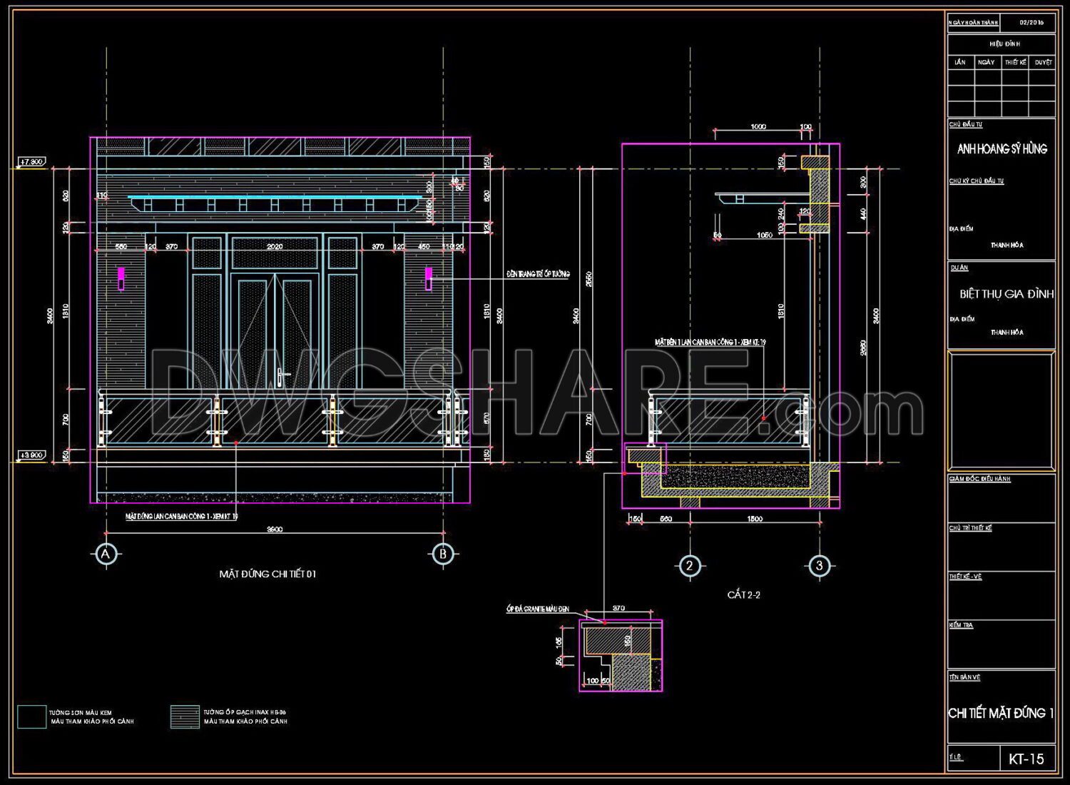 512. Free download of CAD drawings with detailed architectural designs ...