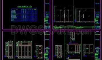 297. CAD drawings of the technical details of residential bathroom ...