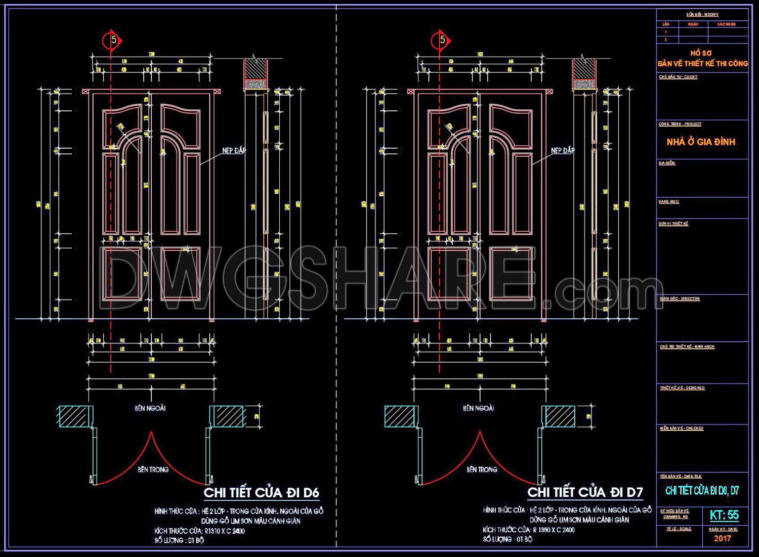 569. Detailed CAD Drawings Of Doors, Windows For Download