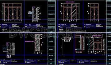 67. Detailed CAD drawings of residential ceilings and lighting fixtures