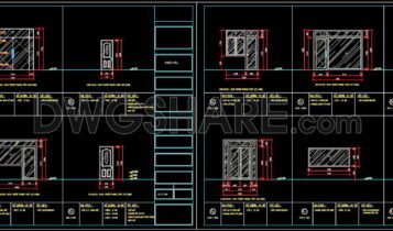 25.Cable Glands With Lock Nut AutoCAD Blocks
