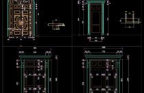 134. Free Download – CAD Shop Drawing of Bedside Table