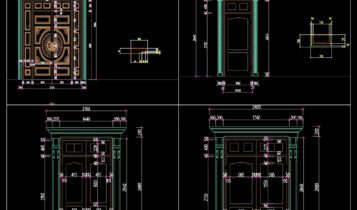 27.Security Camera System AutoCAD Blocks