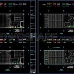 105. CAD drawings detailing the design of water supply and drainage ...