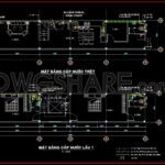 106. CAD drawings detailing the design of water supply and drainage ...