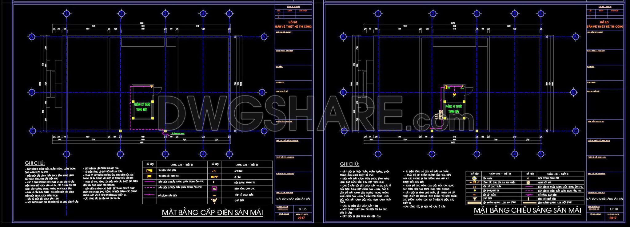 108. CAD drawings for detailed electrical designs for a 5-story townhouse