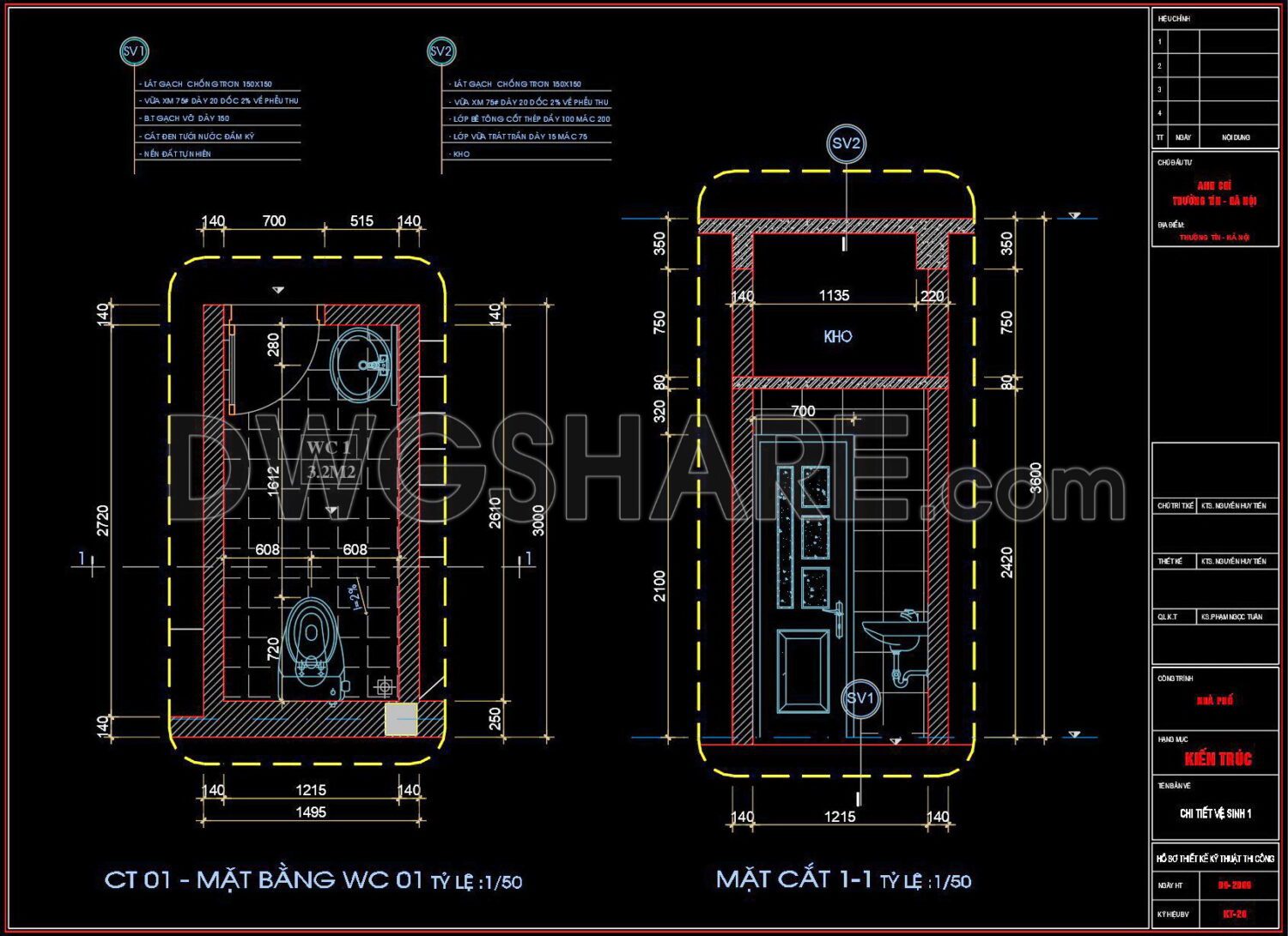 271. Free download of CAD technical drawings for the construction of ...