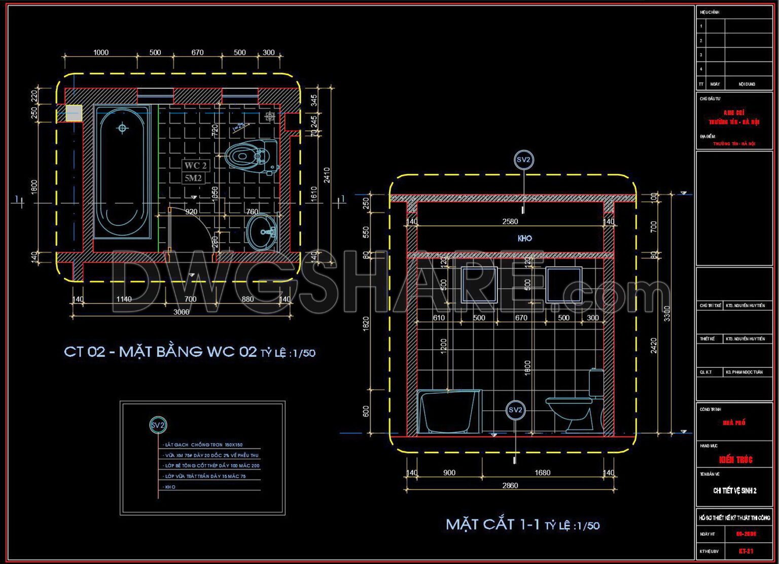 271. Free download of CAD technical drawings for the construction of ...