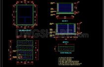 602. Free Download CAD File – Atrium Roof Grid Structure Details