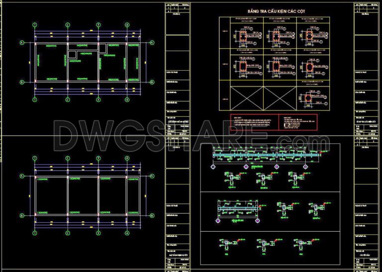 277. Structural Drawings Of 3-Story House A Complete Project 6m x 14m ...