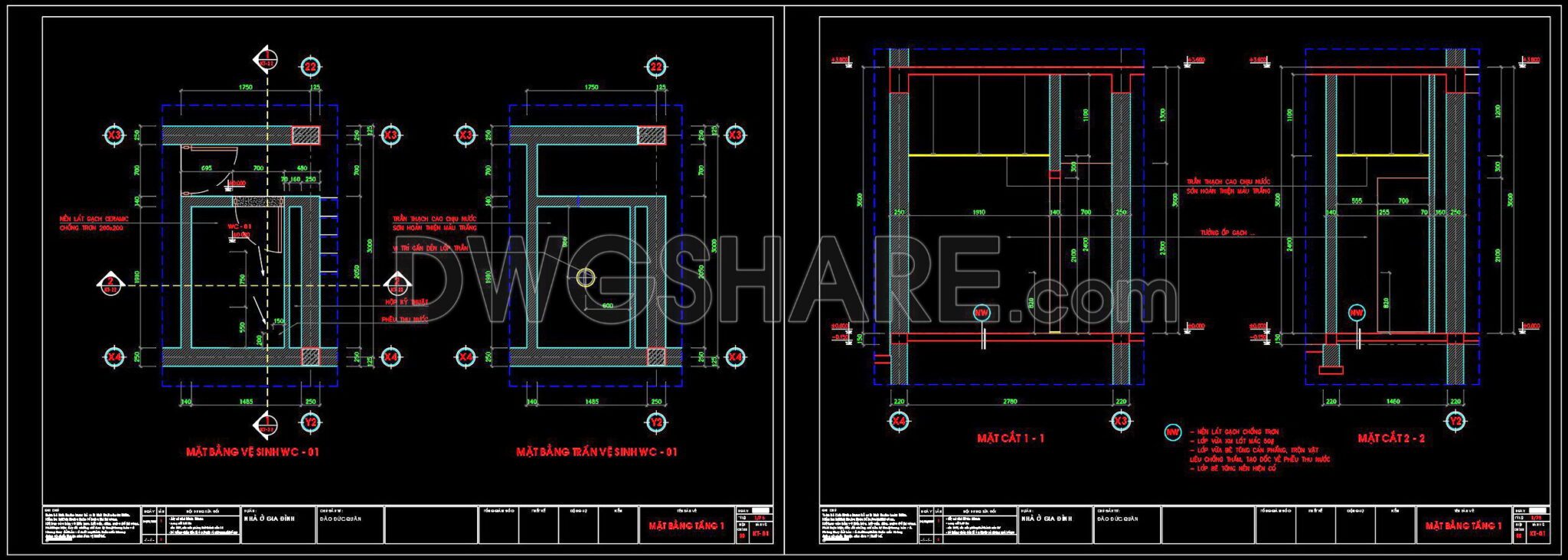 282. Free download of CAD technical drawings for the construction of ...