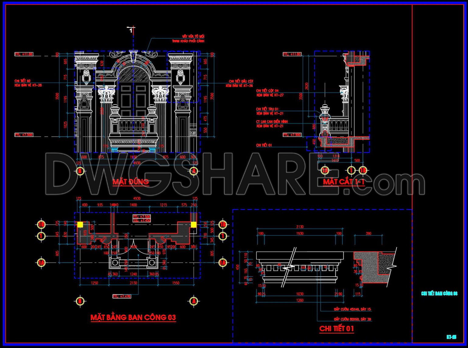 349. Free download of CAD drawings of European classical architectural ...