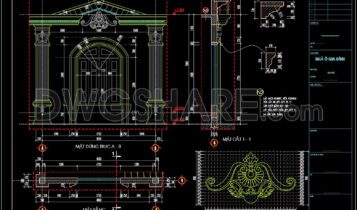 640. Detailed CAD Drawings Of Doors, Windows For Download