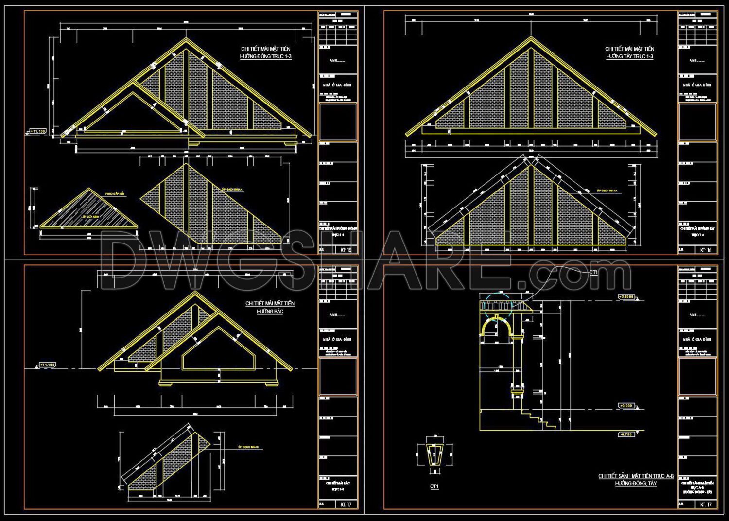 355. Free download of CAD drawings for architectural elevation details ...