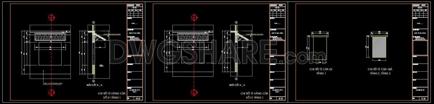 355. Free download of CAD drawings for architectural elevation details ...