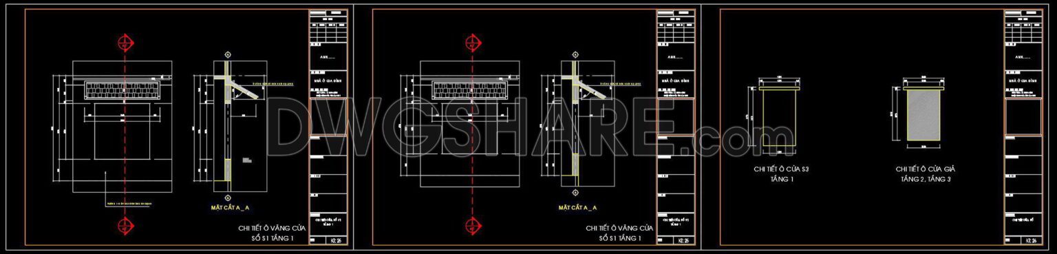 355. Free download of CAD drawings for architectural elevation details ...