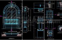 Tourist Resort Plan and Elevation AutoCAD File DWG