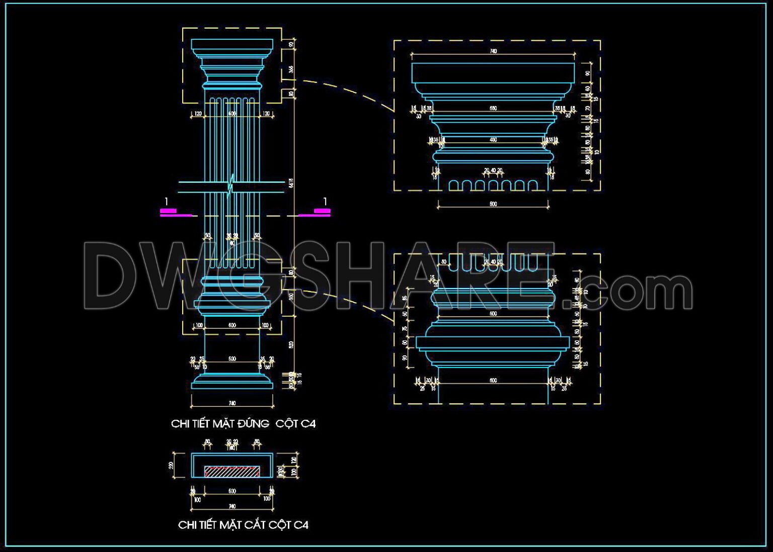 356. Free download of CAD drawings of European classical architectural ...
