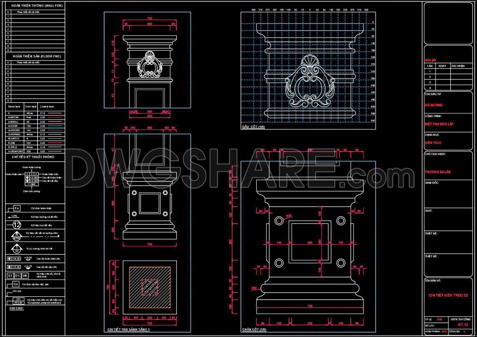 358. Free download of CAD drawings of European classical architectural ...
