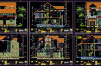 29.Waterfall System Details Autocad Drawing Free Download
