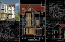 Drawing Of 4-Story House A Complete Project 7.2m x 19.8m For Download