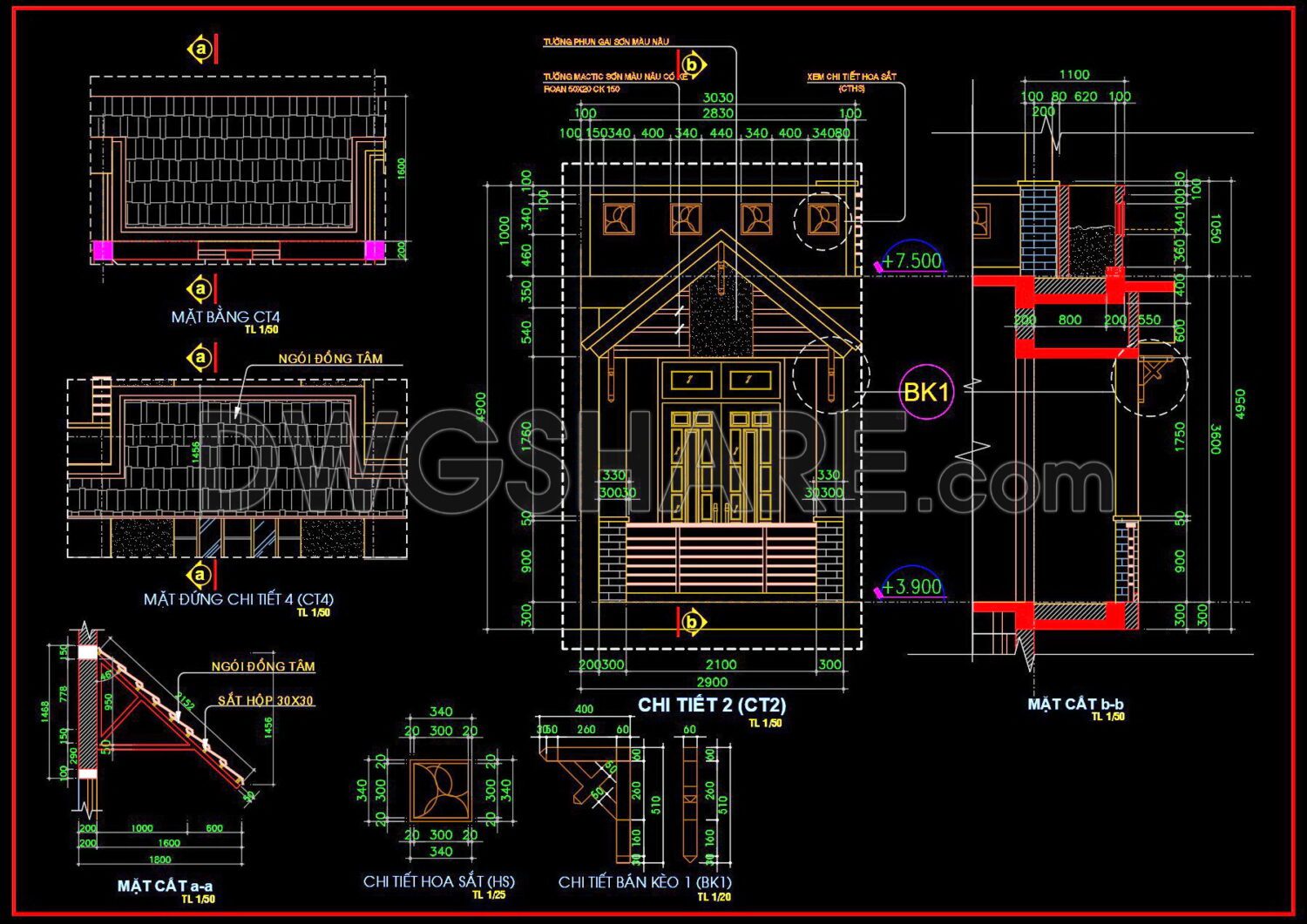 516. Free download of detailed architectural CAD drawings for facades ...