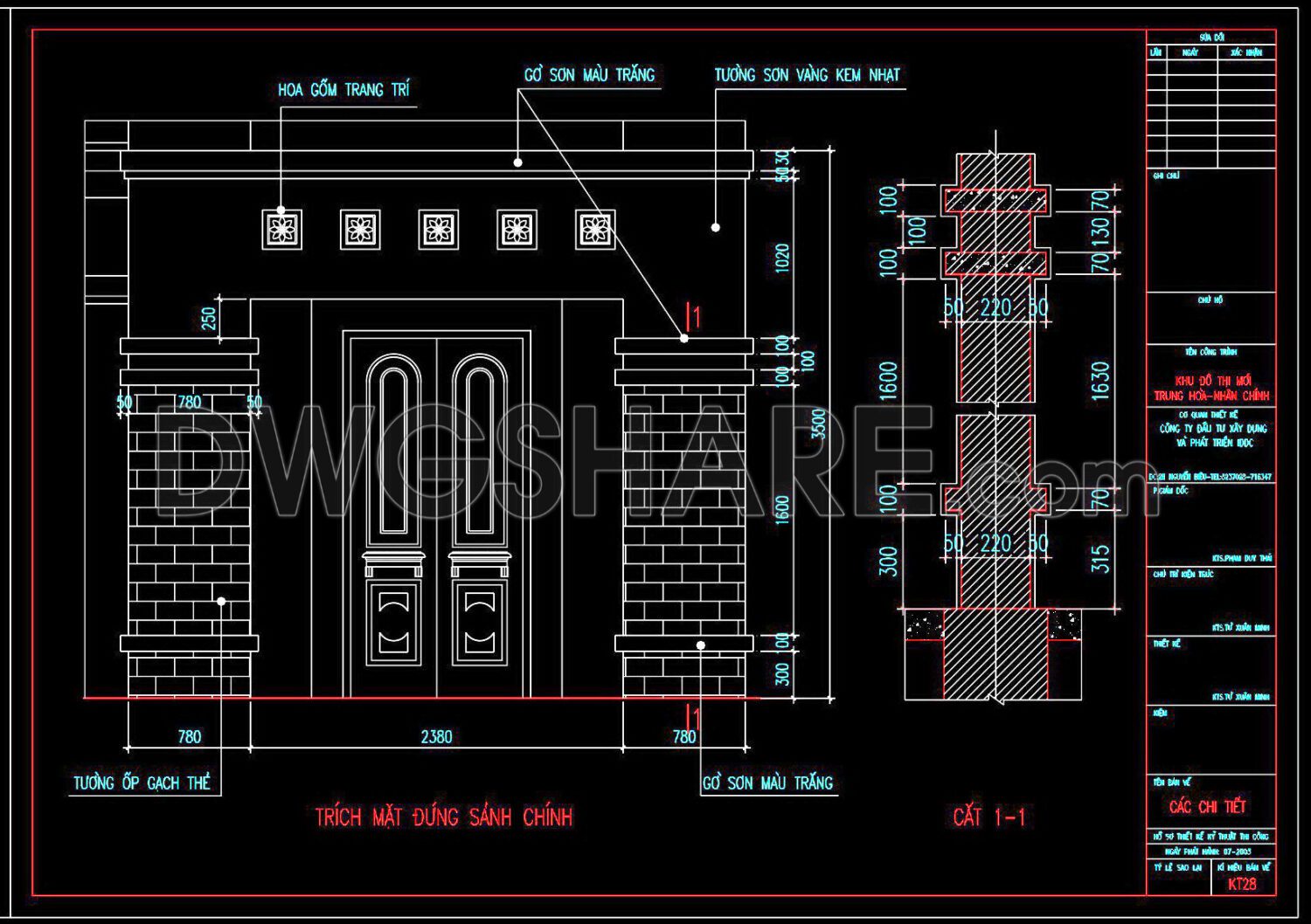 517. Free download of detailed architectural CAD drawings for the house ...