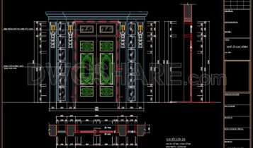Tourist Resort Plan and Elevation AutoCAD File DWG