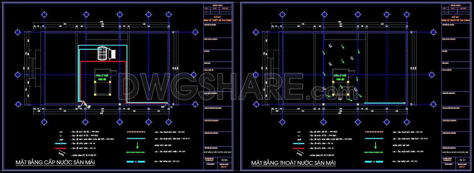 109. CAD drawings detailing the design of water supply and drainage ...