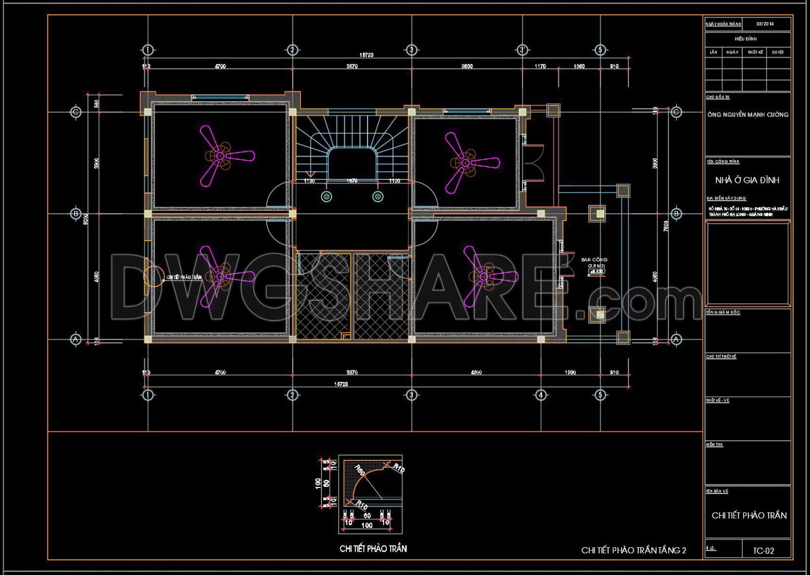 149. Detailed CAD drawings for the ceiling layout design of a 3-story ...