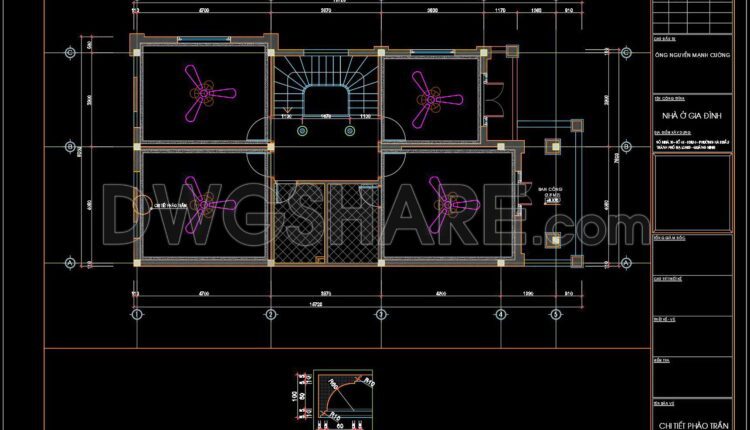 149. Detailed Cad Drawings For The Ceiling Layout Design Of A 3-story Townhouse (2) - Free Cad ...